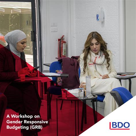 Bdo Conducts A Workshop On Gender Responsive Budgeting Grb Bdo