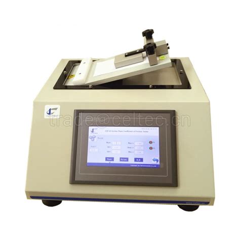 Inclined Plane Coefficient Of Friction Tester