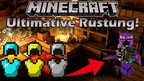 Minecraft Das ultimative Rüstungsset BESTE Verzauberung für deine