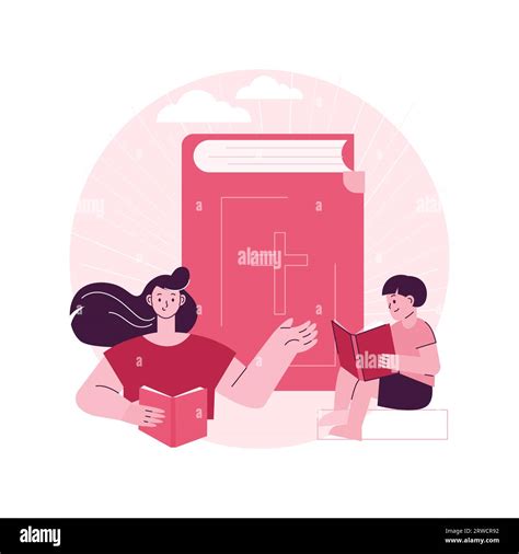 Holy Bible Abstract Concept Vector Illustration Bible Translation