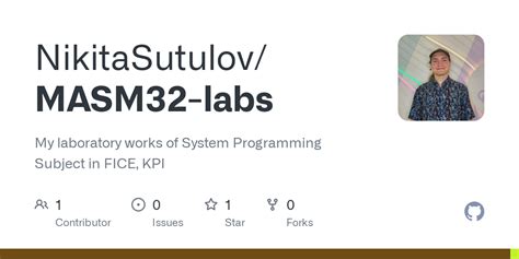 Github Nikitasutulovmasm32 Labs My Laboratory Works Of System