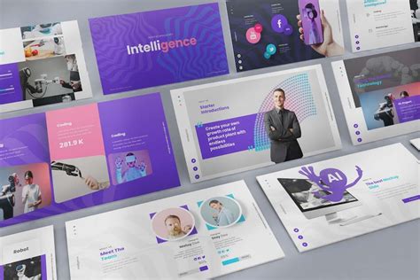 Шаблоны Keynote докладов по искусственному интеллекту Шаблоны