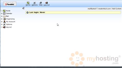 [plesk 11 end user] how to access webmail in plesk myhosting help