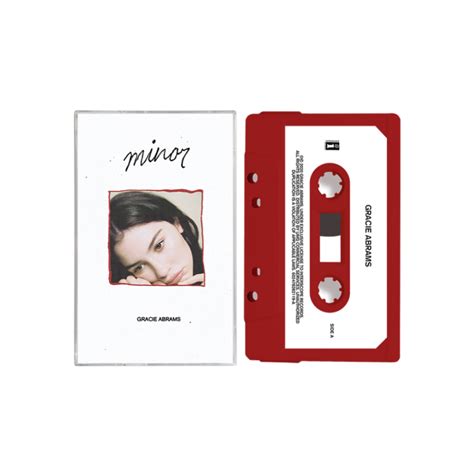 Gracie Abrams Minor Red Shell Cassette Ep Reissue Rubber Duckee