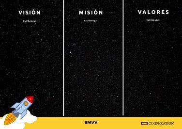 Plantillas de Visión Misión y Valores para imprimir