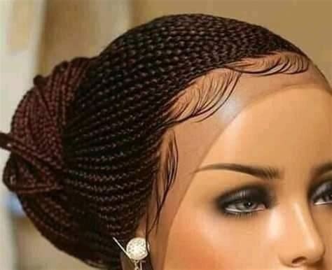 Ghana Weave Cap Lace Wig Full Lace Wig Braided Wig Cornrow In 360 Or