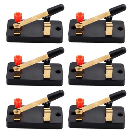 6 Pcs Single Throw Switch Spst Physics Lab Equipment Lab Single Pole