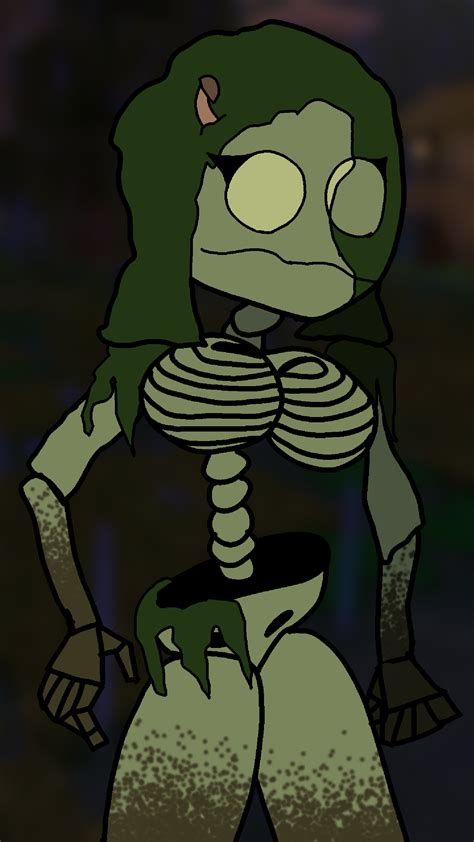 Rule 34 Algae Bog Bogged Minecraft Bones Dirty Glowing Eyes