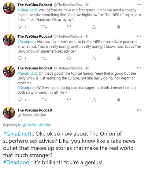 The Onion Of Superhero Sex Advice Is Now On Twitter Follow TheRealWaGina R WaGina