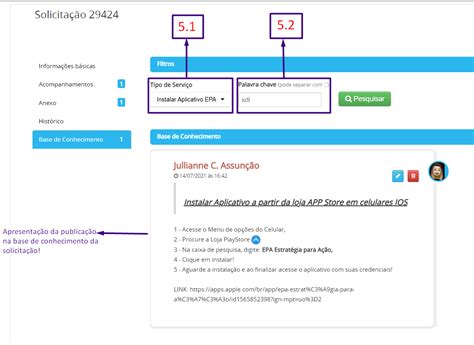 Solicitações Base de conhecimento Wiki EPA