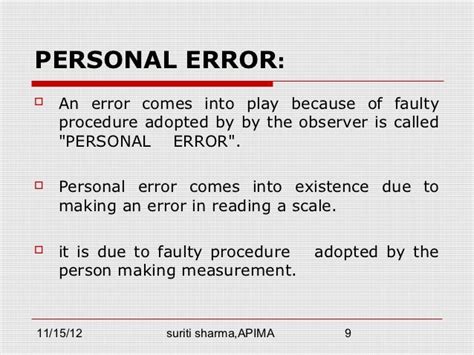 Errors