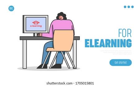 Elearning Landing Page Over 549 Royalty Free Licensable Stock