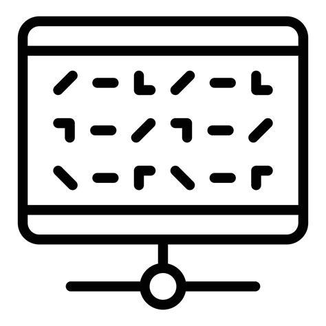 Cipher Encryption Icon Outline Style 15901653 Vector Art At Vecteezy