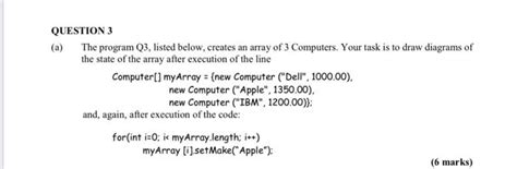 Solved Question A The Program Q Listed Below Creates Chegg