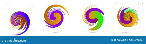 Vortex Vector Background Templates For Logo Design Leaflets Or Presentations Vector