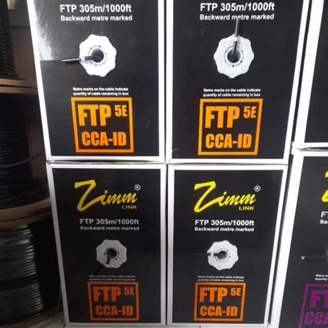 Jual Kabel Lan Ftp Cat 5e Outdoor Zimmlink 305m Shopee Indonesia