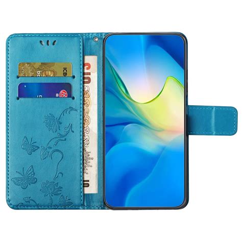 Flower knížkové pouzdro na Samsung Galaxy A G modré Mpouzdra cz