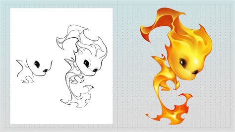 How To Draw Fire Step By Step Easy