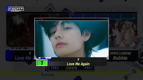 V Love Me Again St Win MCOUNTDOWN YouTube
