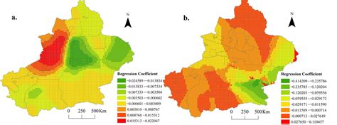 Distribution Of Regression Coefficients Of The A Rainfall Factors And Download Scientific