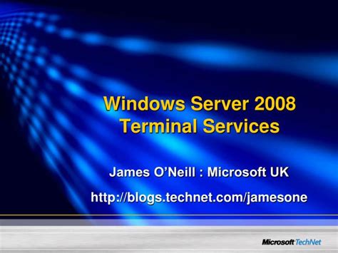 ppt windows server 2008 terminal services powerpoint presentation