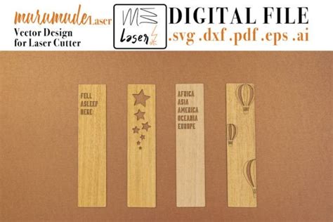 Travel Bookmarks Files For Laser Cutter · Creative Fabrica