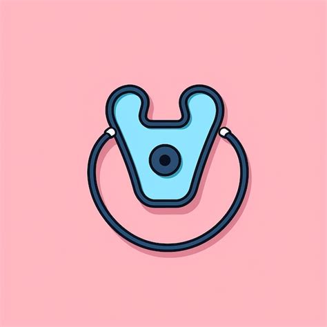 Premium Photo Playvetstethoscopeisolatedmodernline