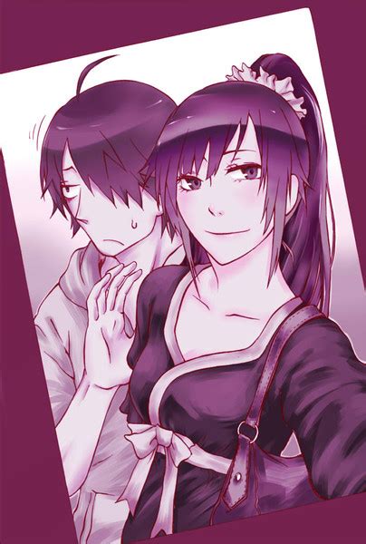 「写真を撮りましょう阿良々木くん」 ハム さんのイラスト ニコニコ静画 イラスト
