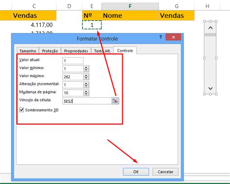 como criar uma barra de rolagem no excel ninja do excel