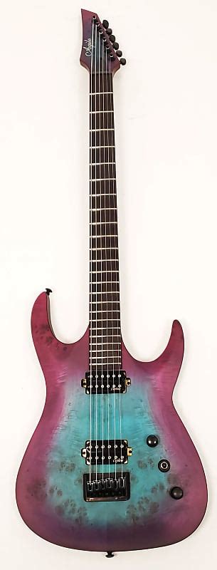 Agile 6 String 30 Scale Baritone Septor Elite 630 Blue Reverb