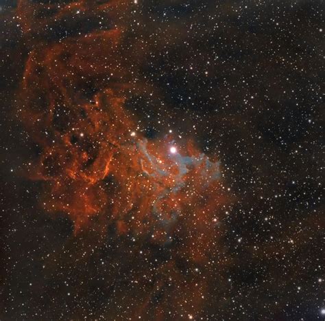 Ic 405 Flaming Star Nebula Bortle 7 Sky Skywatcher Eq 6 Pro Skywatcher