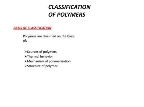 Polymers And Polymerization Pptx