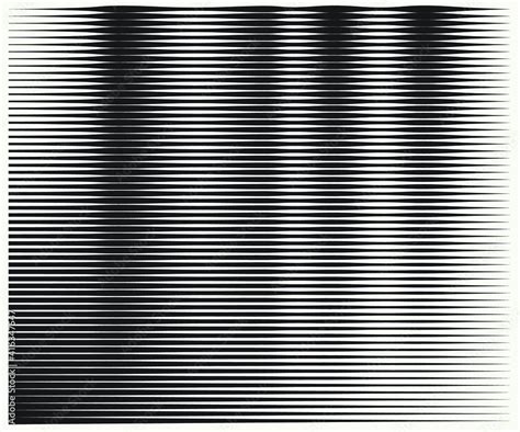 Horizontal Lines Design Halftone Element Vector Illustration Line