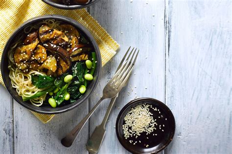 Ginger Miso Eggplant Noodles Recipe Lynnecurry