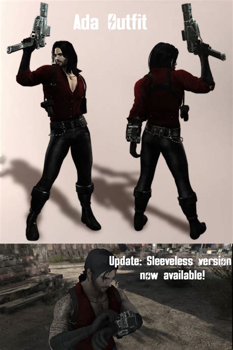 Fallout 4 Ada Wong Outfit Update By Aiden Lockhart On Deviantart