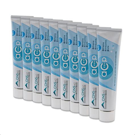 Cnsac Adhesive Conductive Paste Eeg Acp 10 Tubes X 100 G 35oz