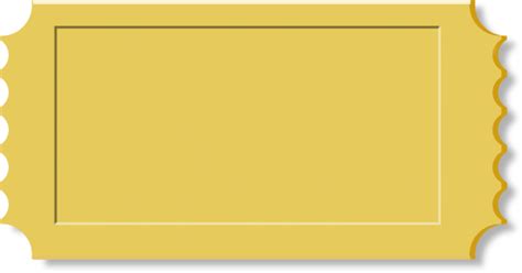 Blank Golden Ticket Template Printable And Editable