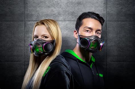 Razers Smart Rgb Face Mask Is Now Available For 100 Engadget