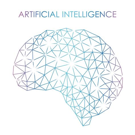 Free Vector Artificial Intelligence Vector Concept Illustration With An Abstract Human Brain Shape
