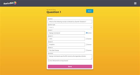 Online Quiz Creator Create Your Own Quizzes KwizzBit