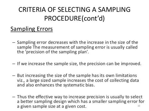sampling design sampling errors sample size determination