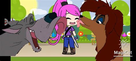 Rita And Einstein Licking Lisa By Hotshot1599 On Deviantart