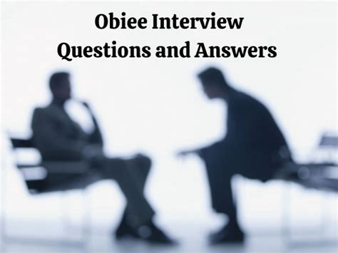 50 best obiee interview questions and answers 2025