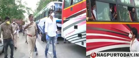 Video Sonu Sood Arranges Buses For Migrants Workers To Go Back Home