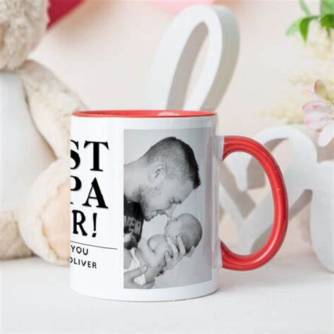 Buy Best Papa Ever Modern Father`s Day Photo Collage Customized Photo