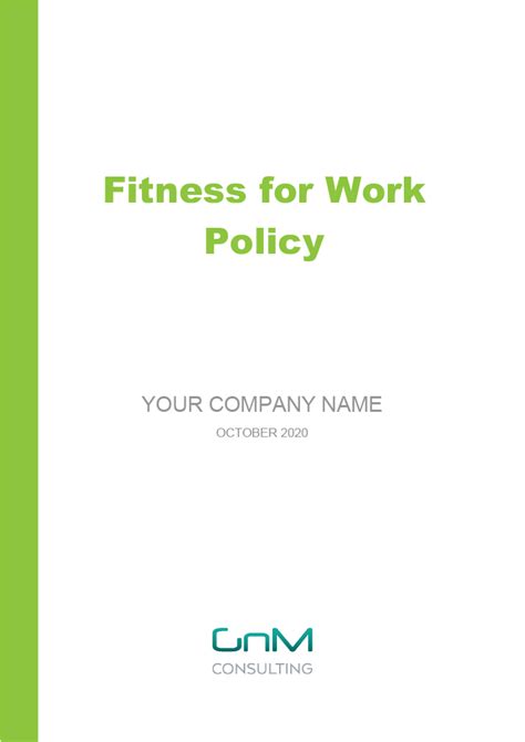 ISO Management Policies Procedures GnM Consulting