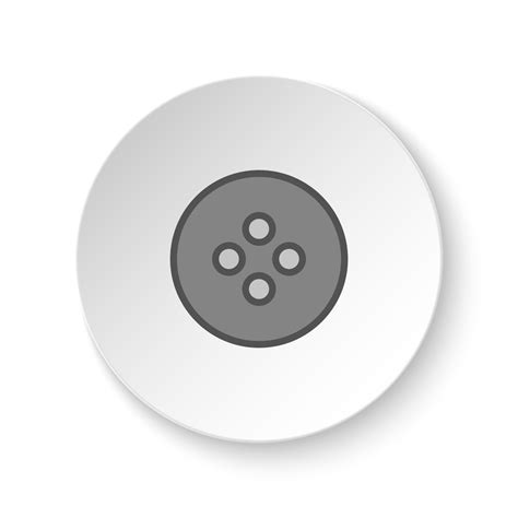Round Button For Web Icon Handmake Stud Button Banner Round Badge Interface For Application