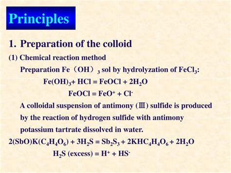 PPT Experiment 15 Preparation And Properties Of Colloidal Systems