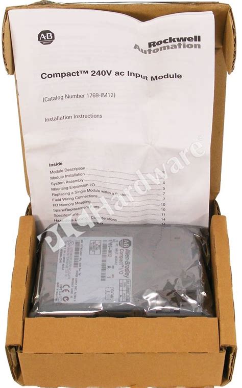 PLC Hardware Allen Bradley IM Compact I O Input VAC Input Module