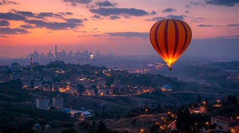 Hot Air Balloon Adventure Ai Generated Image